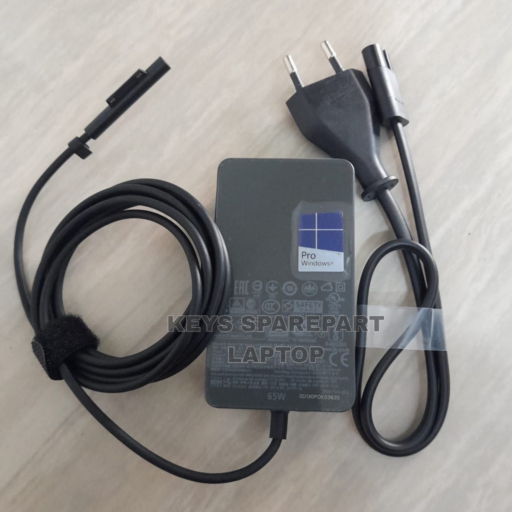 Jual Adaptor Adapter Microsoft Surface Pro 3 4 5 6 7 Charger Casan 15 v ...