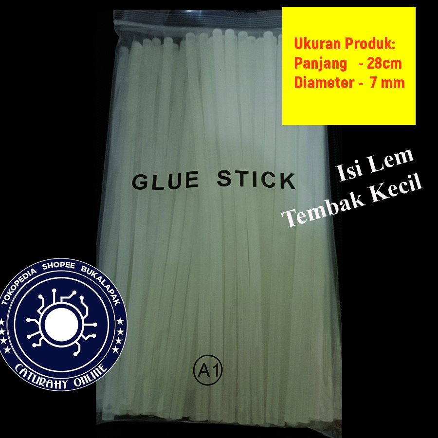 Jual isi Lem Tembak Kecil Glue Stick Kecil isi Lem Tembak Kecil ...