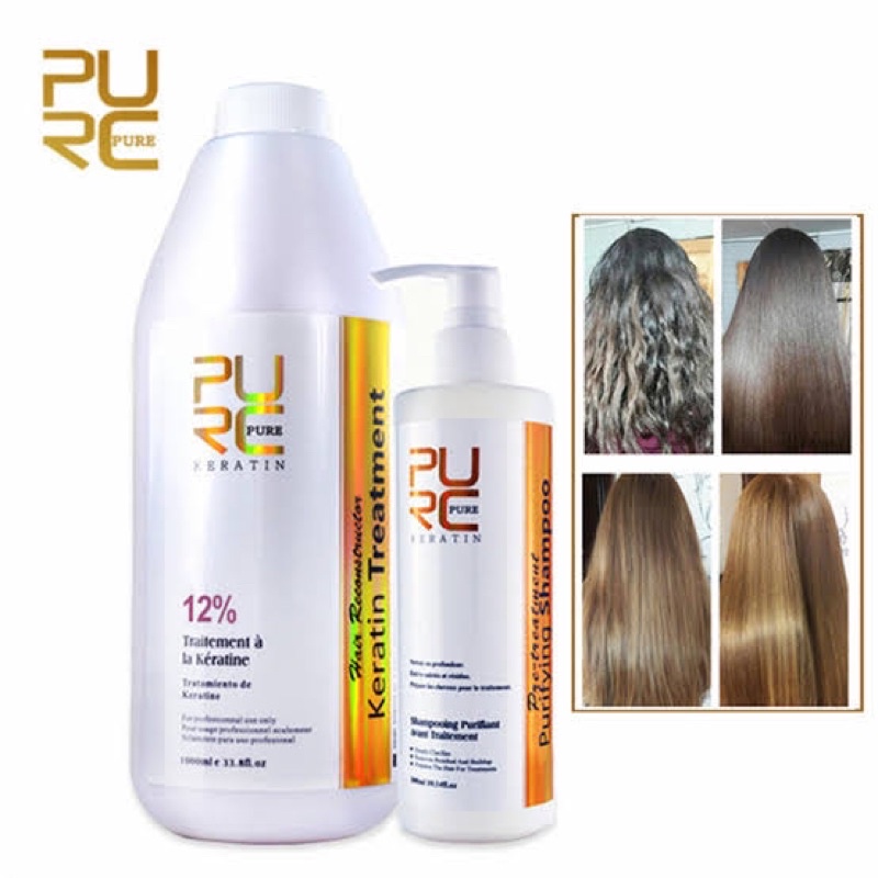 Jual Keratin treatment smoothing Purc Brazilian perbaikan rambut rusak ...