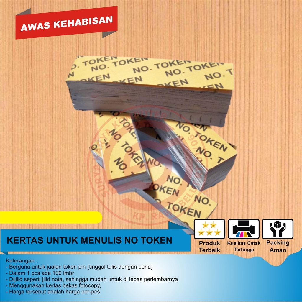Jual Kertas untuk menulis no token | Shopee Indonesia