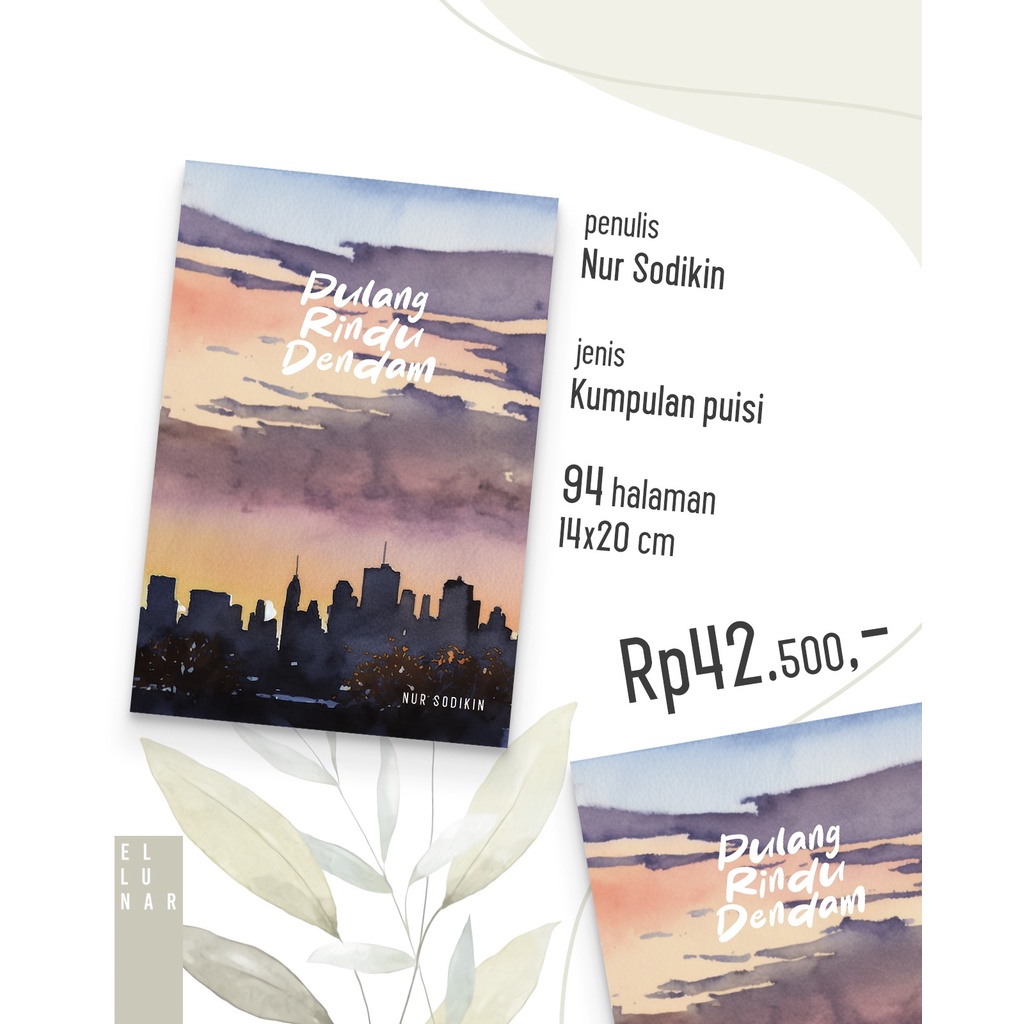 Jual Buku "Pulang Rindu Dendam" Ellunar | Shopee Indonesia