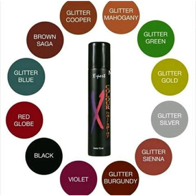 Jual X-pert Colour Spray / X-pert Color Hairspray(Hairspray Warna ...