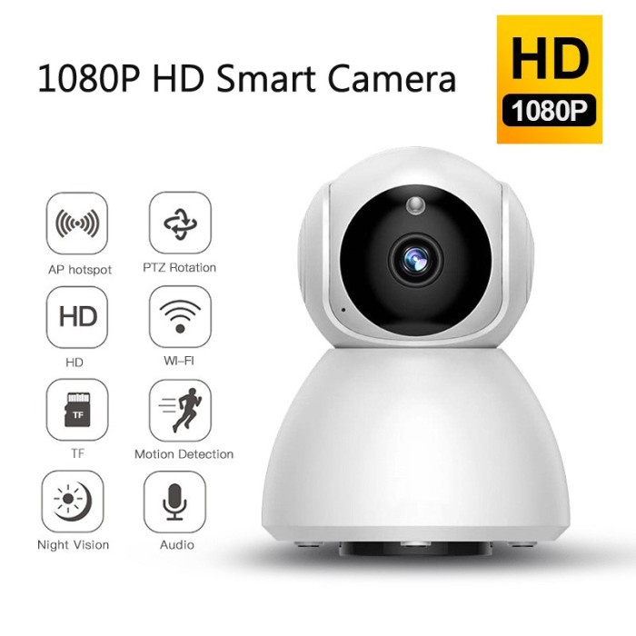 Jual CCTV IP Camera 1080P Snowman 2MP V380 Pro Cam Kamera Wireless Wifi ...