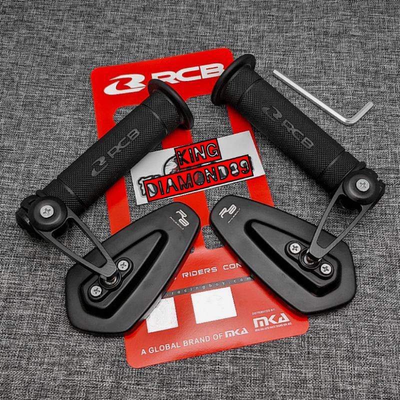 Jual PAKET 2IN1 HANDGRIP SARUNG GAS RCB RACING BOY HG55 + SPION JALU ...
