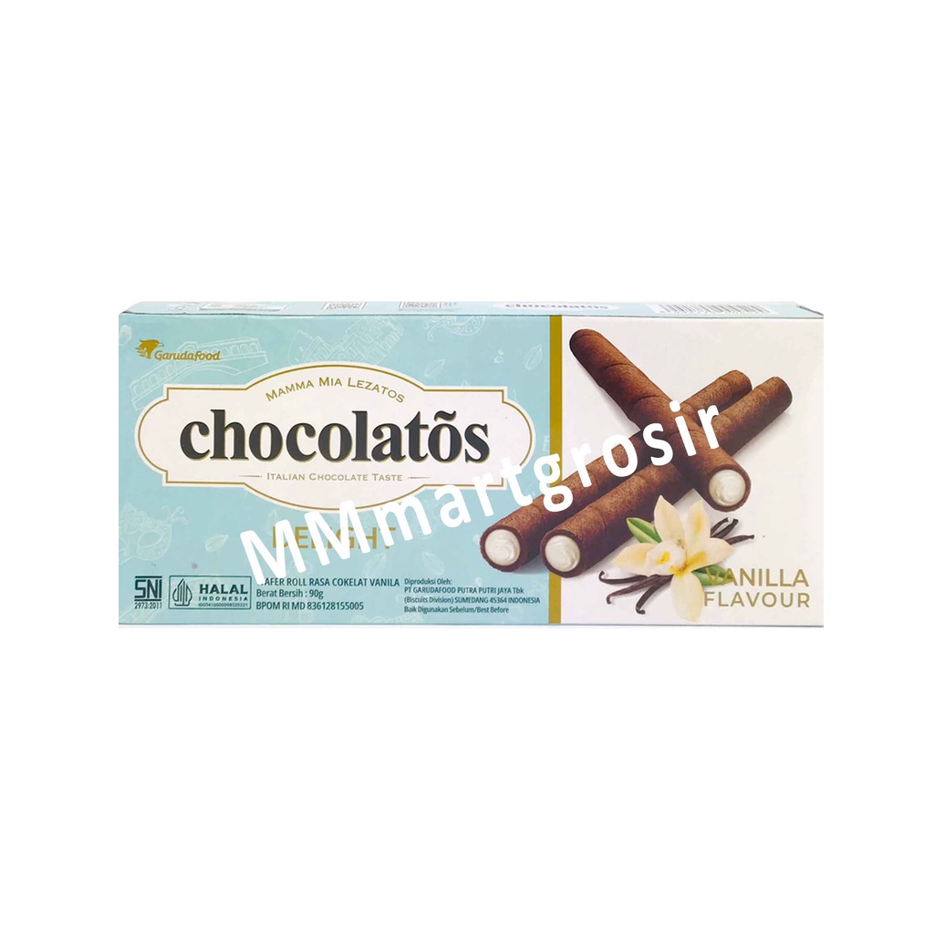 Jual Chocolatos Delight / Wafer Roll / Wafer Rasa Coklat & Vanilla ...