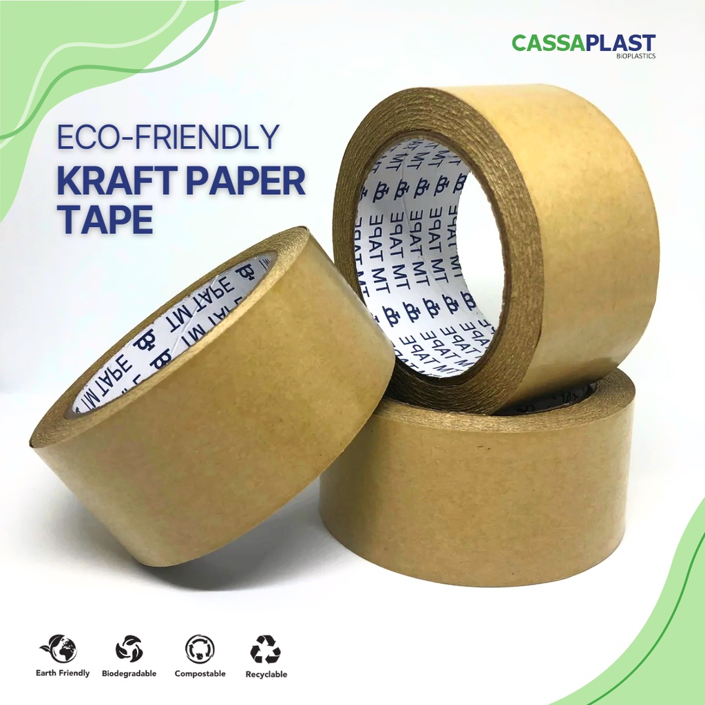 Jual Lakban Eco Friendly Kraft Paper Tape dengan perekat ramah ...