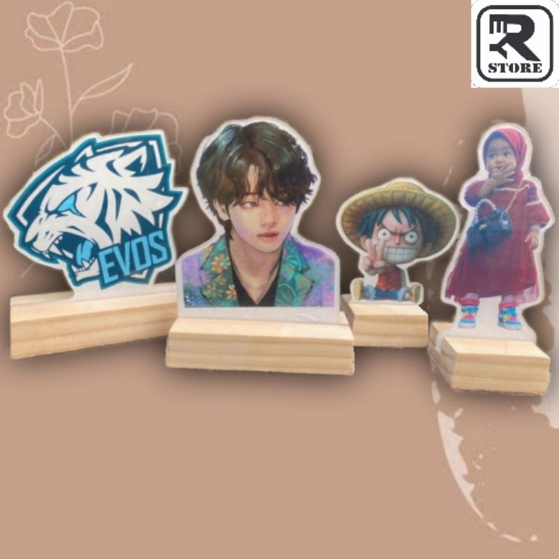 Jual Hiasan Akrilik Custom/Dekorasi meja Custom/hiasan Stand akrilik ...