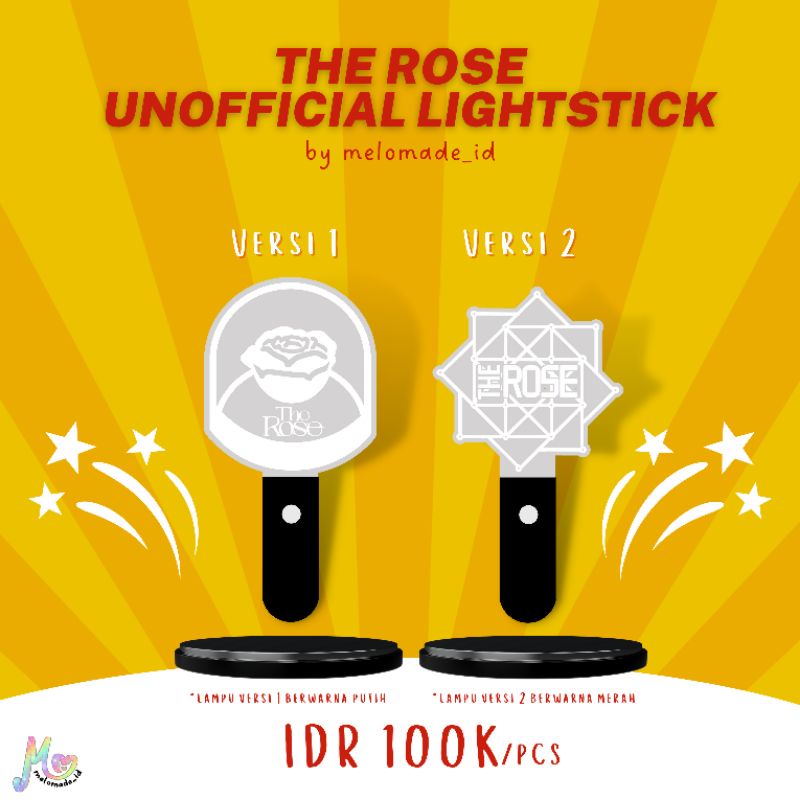 Jual (PRE-ORDER) THE ROSE UNOFFICIAL LIGHTSTICK | Shopee Indonesia
