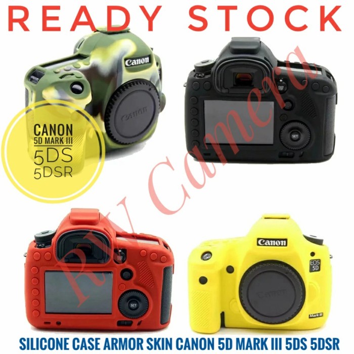 Jual Silicone Case Canon 5D Mark III Sarung Silikon Karet Armor 5DSR 5Diii | Shopee Indonesia