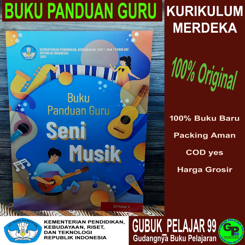 Jual Buku Panduan Guru SENI MUSIK Untuk SD/MI Kelas 5 Kurikulum MERDEKA Kemdikbudristek | Shopee ...
