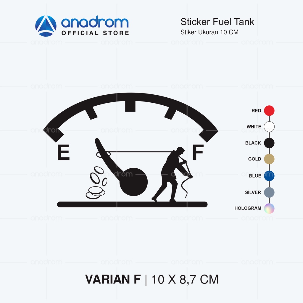 Jual Sticker Fuel Tank I Sticker Full Tank Door I Stiker Tutup Bensin ...