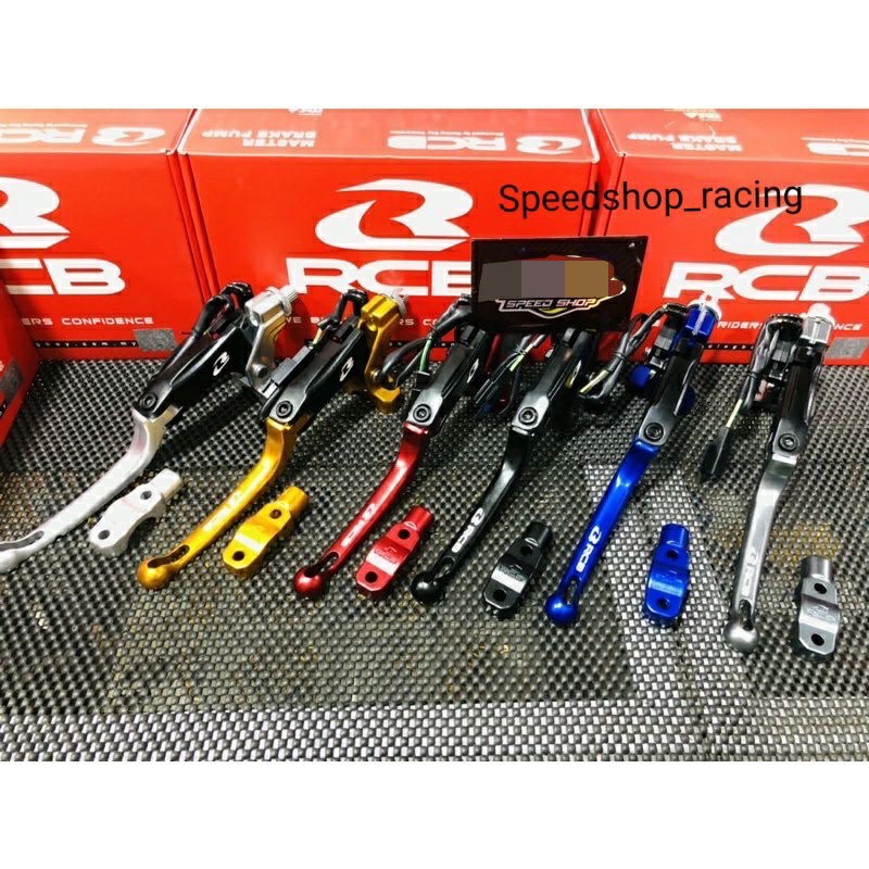 Jual Handle Kiri RCB Radial S1 CNC Handle kiri kopling rem Original RCB Gold Merah Silver Biru ...