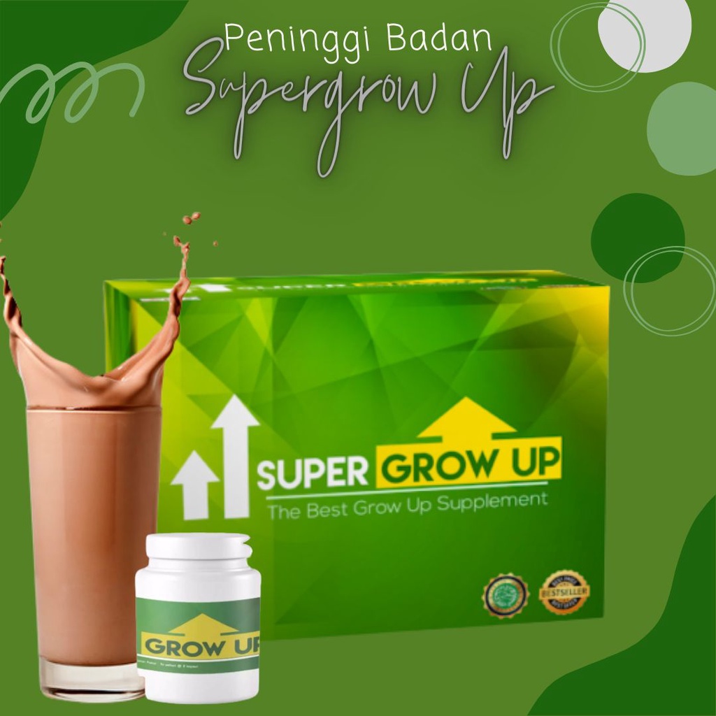 Jual OBAT PENINGGI BADAN SUPER GROW UP ORIGINAL | Shopee Indonesia