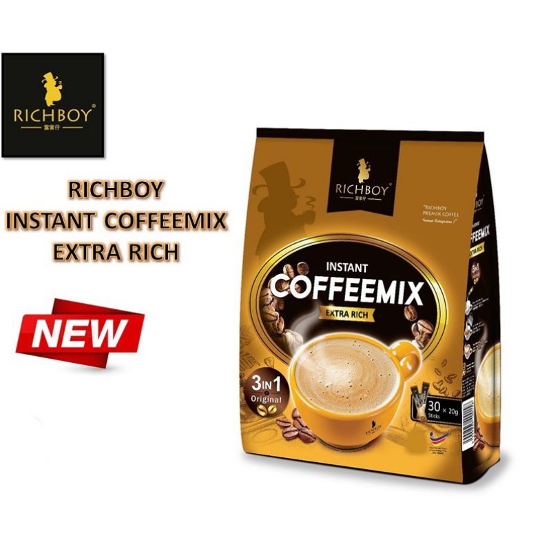 Jual RICHBOY Instant Coffeemix Extra Rich 3 in 1 Original - 1 Sachet ...