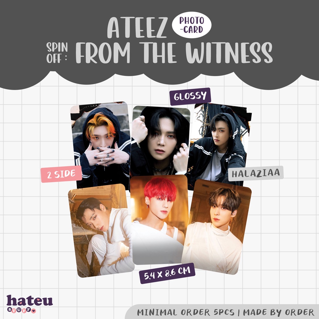 Jual ATEEZ Unofficial Photocard Spin Off : From The Witness (Halazia ...
