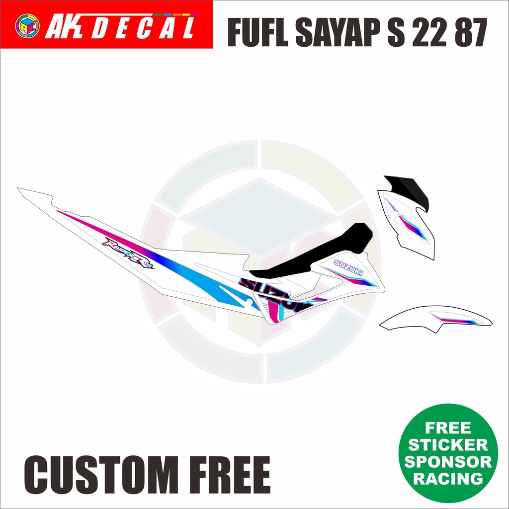 Jual STRIPING LIVERY SATRIA FU 150 FL SAYAP S CUSTOM 2287 | Shopee ...