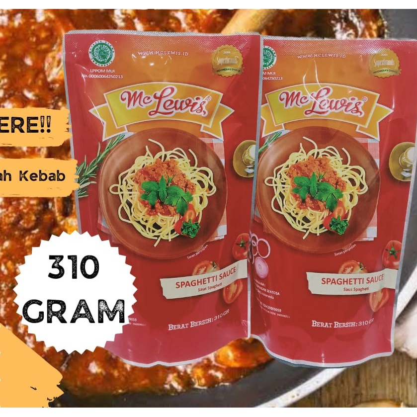 Jual Sauce Saus Saos Spaghetti Spageti Spagetti - Mc Lewis bolognese ...
