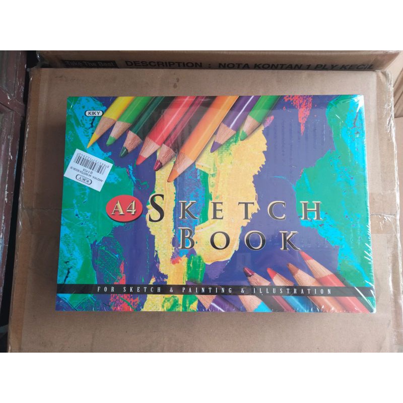 Jual Sketch Book A4 Kiky 50 lembar (satuan) | Shopee Indonesia