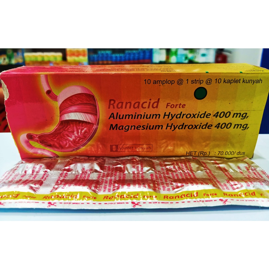 Jual Ranacid Forte 𝟏 𝐒𝐓𝐑𝐈𝐏 𝐈𝐒𝐈 𝟏𝟎 𝐓𝐀𝐁𝐋𝐄𝐓 𝐊𝐔𝐍𝐘𝐀𝐇 - Meredakan Asam ...