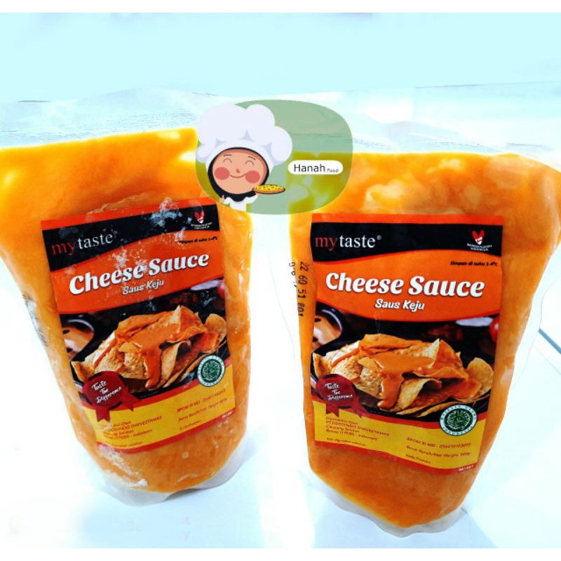 Jual cheese sauce my taste saus keju 500 gram ala richeese | Shopee ...