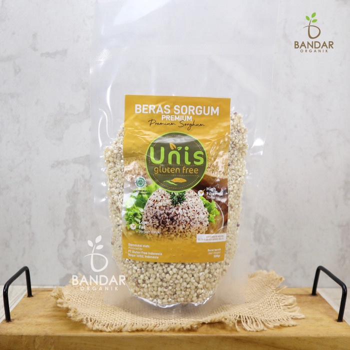 Jual Beras Sorghum Premium 500gr - Unis Gluten Free / Beras Rendah Gula ...