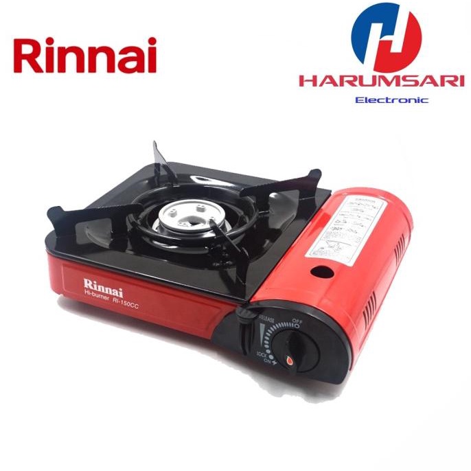 Jual Kompor Gas Portable Traveling Piknik Satu Tungku RINNAI RI-150 CC ...