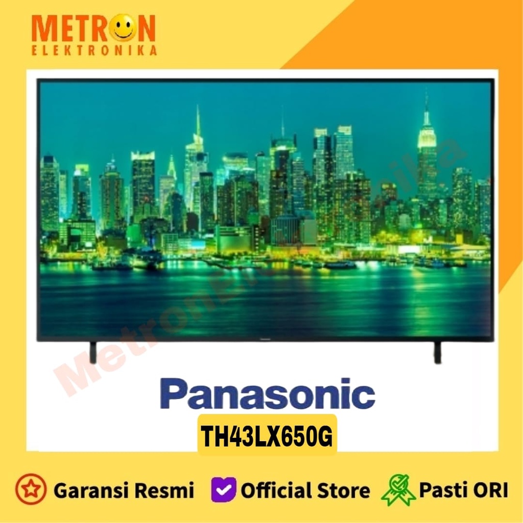 Jual PANASONIC TH 43 LX 650 G - 43 IN 4K UHD ANDROID TV | Shopee Indonesia