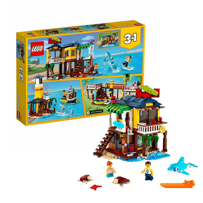 Jual LEGO Creator Surfer Beach House 3-in-1 Set (31118) | Shopee Indonesia