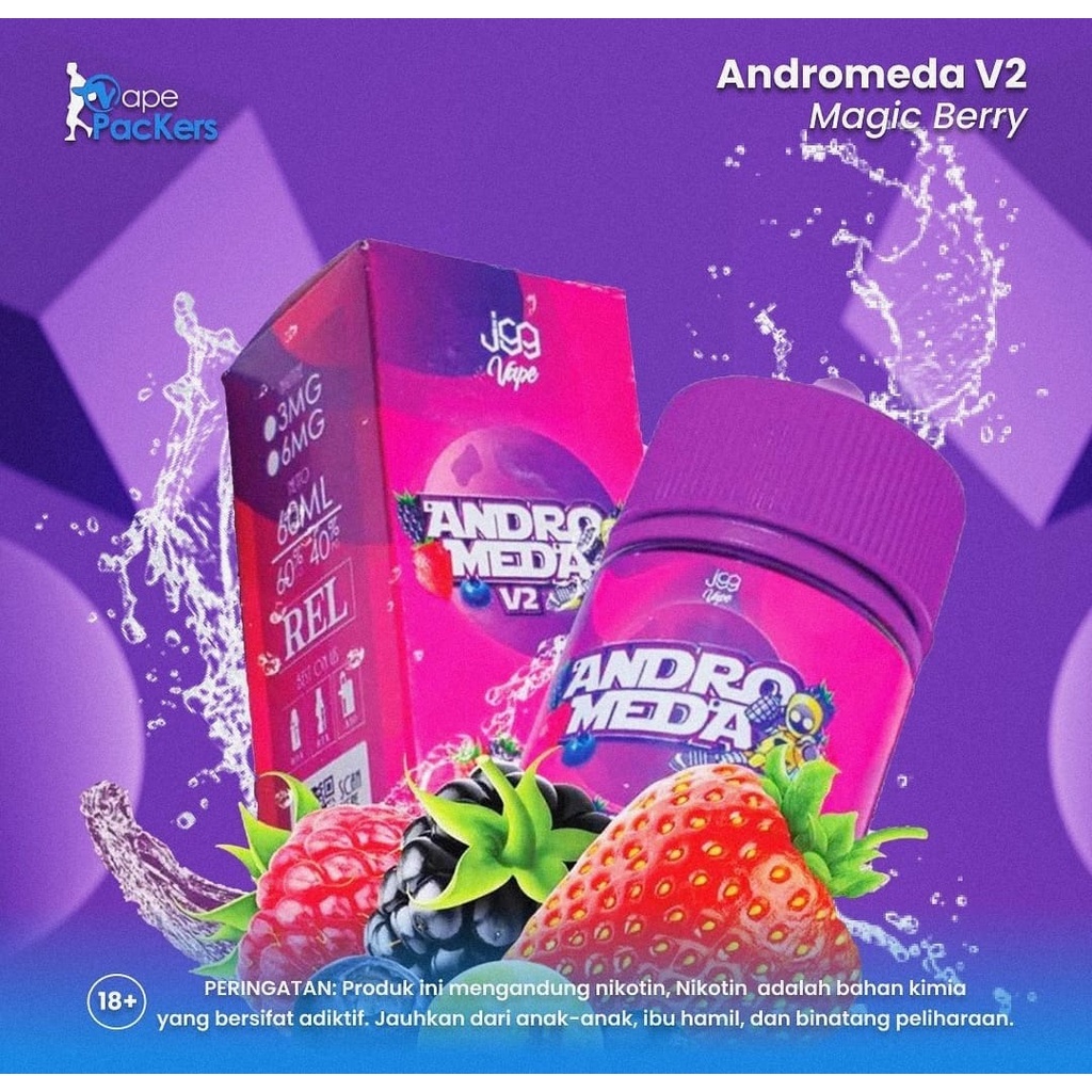 Jual Andromeda v2 Magic Berry 60ml | Shopee Indonesia