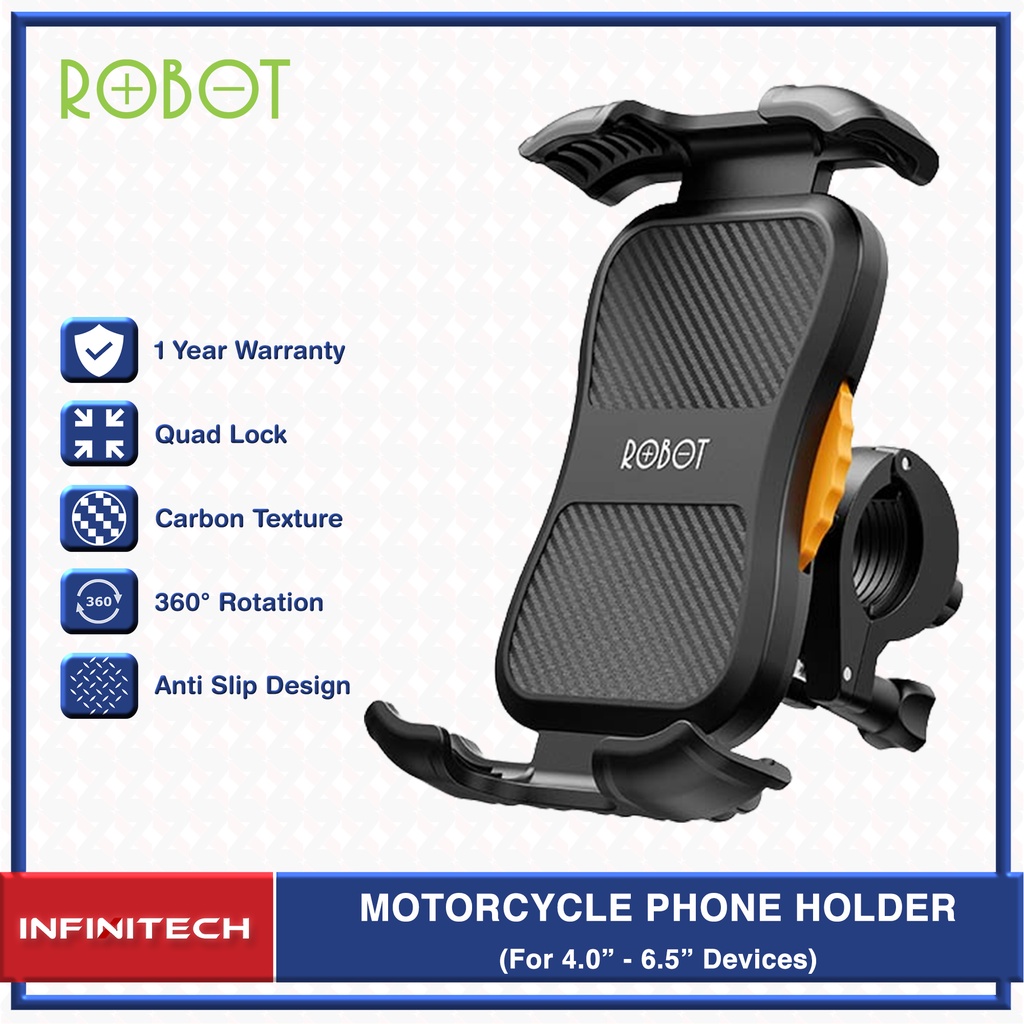 Jual Robot RT-MH03 Phone HP Holder Sepeda Motor Motorcycle Setang ...