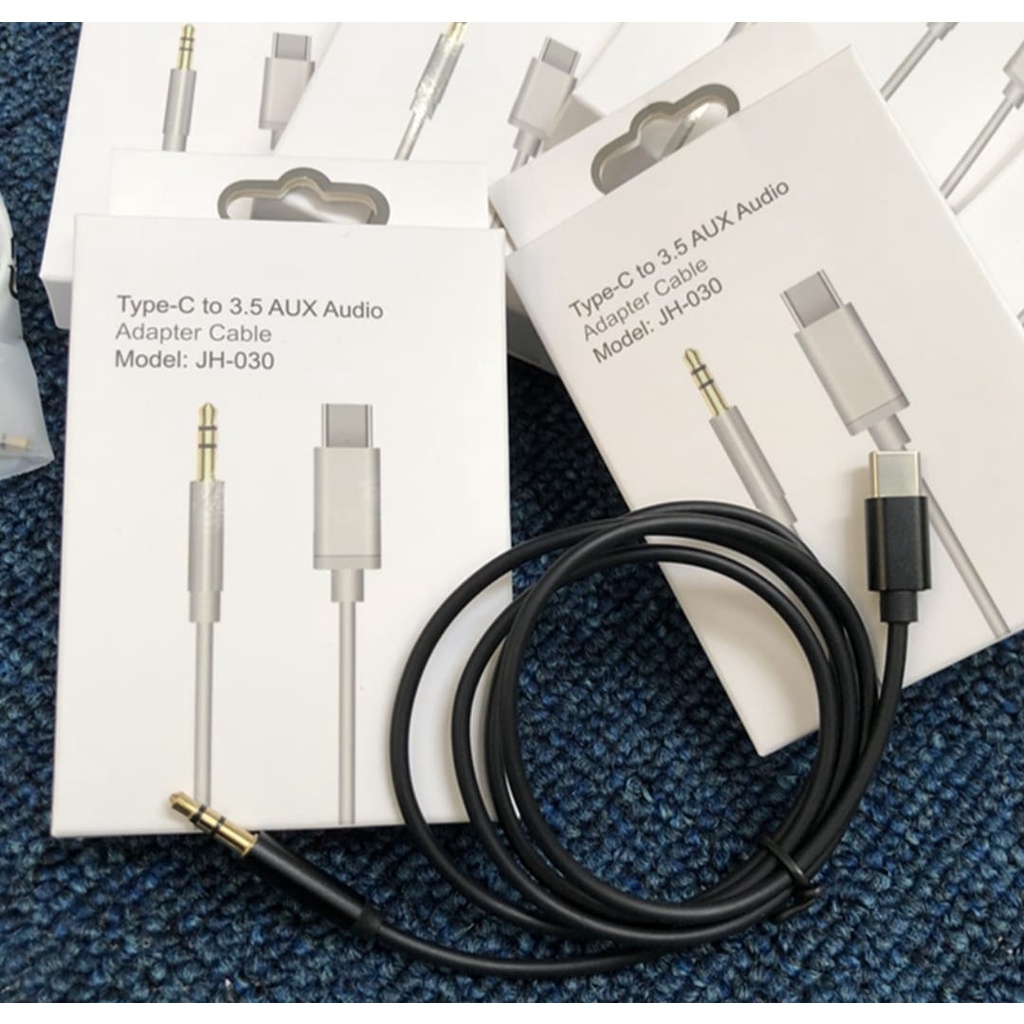 Jual KABEL AUDIO/AUX TYPE C TO JACK 3.5MM | Shopee Indonesia