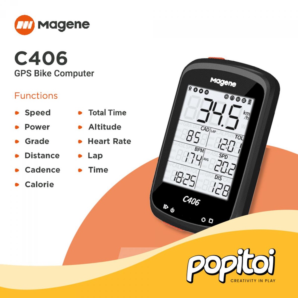 Jual Magene C406 Silicone Case Casing Silikon Cyclocomp Smart Trainer ...