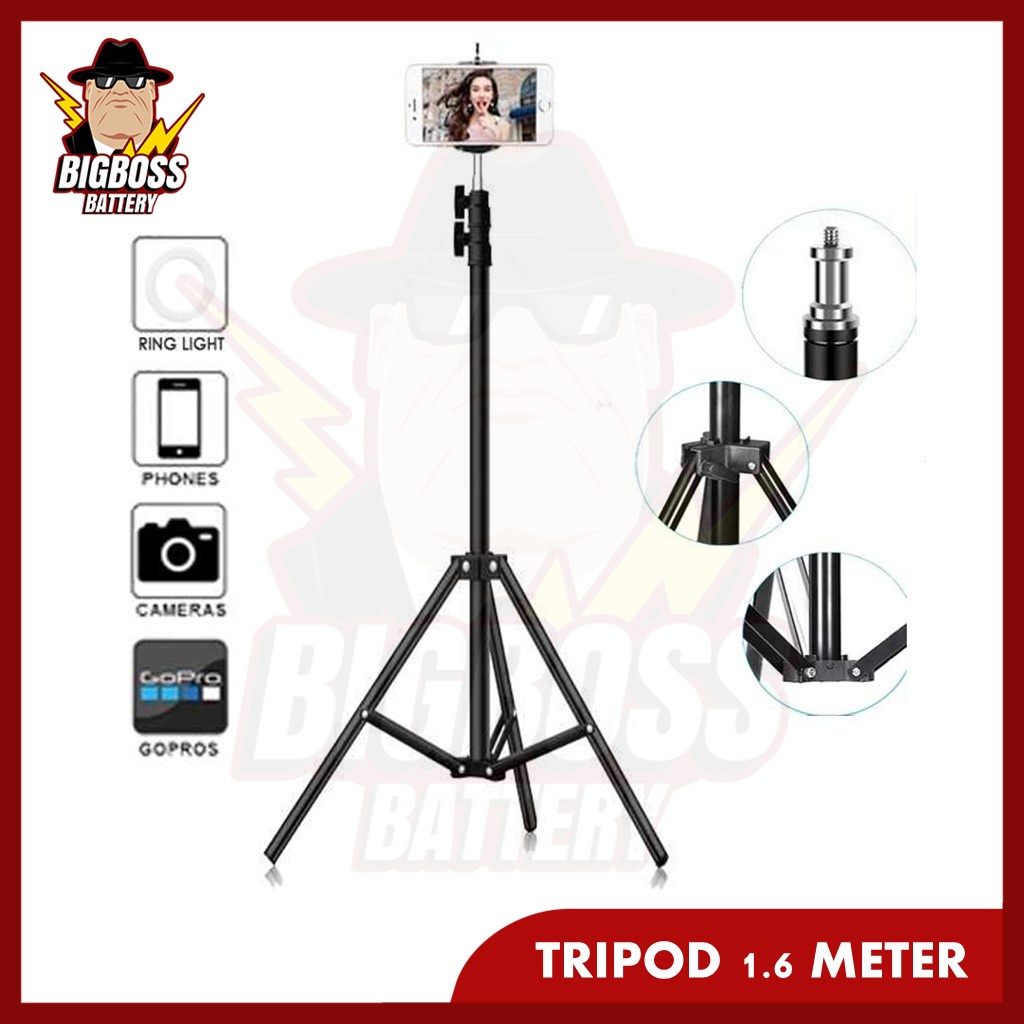 Jual Tripod hp Selfie 3118 Tinggi 1.3 meter tripot stand untuk hp ...