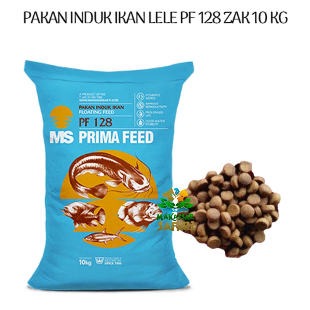 Jual Prima Feed PF 128 PF128 10kg 10 kg Pakan Induk Ikan Lele Nila ...