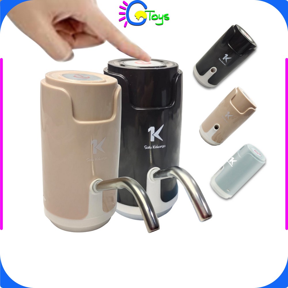 Jual CR-C3 Pompa Galon Elektrik LED / Non LED USB Rechargeable ...