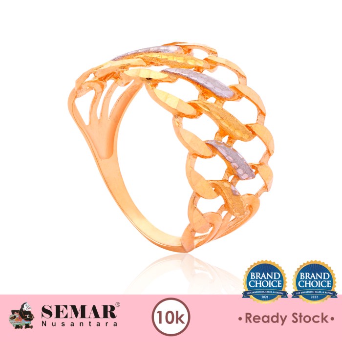 Jual Cincin Emas Zoya Classic Gold 10K Semar Nusantara | Shopee Indonesia