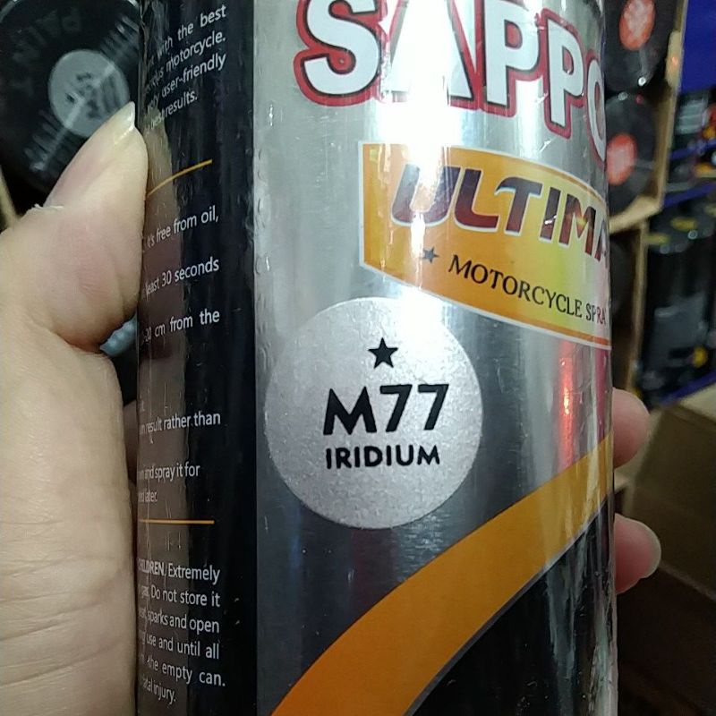 Jual cat spray pilok pilox cat semprot sapporo ultimate saporo M77 ...
