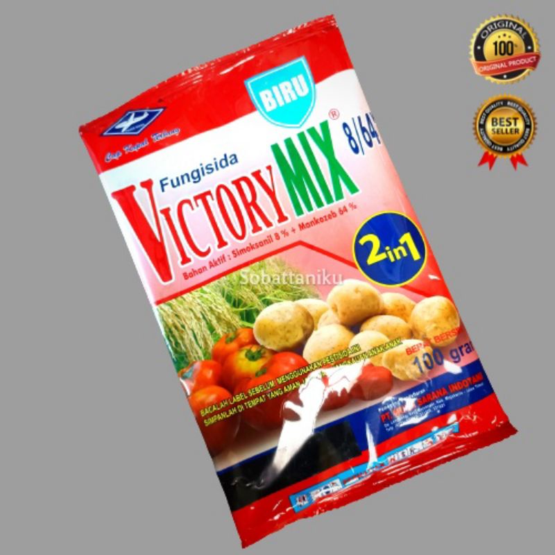Jual Fungisida Victory Mix Obat Busuk Daun Kresek dan Blast | Fungisida ...