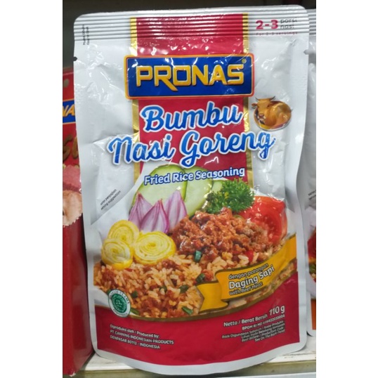 Jual KZ - pronas bumbu nasi goreng 110g sapi & ayam | Shopee Indonesia