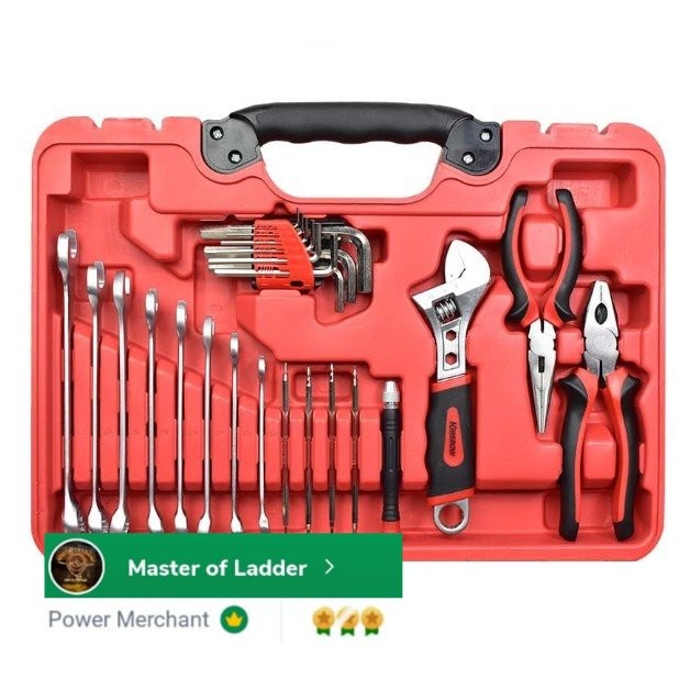 Jual toolkit 78 box set tool kit ORIGINAL Krisbow Kotak Perkakas ...
