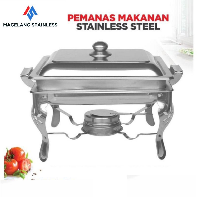 Jual PRASMANAN TUNGKU API JUMBO KOTAK TEBAL, WARMER STOVE/TEMPAT SAYUR ...