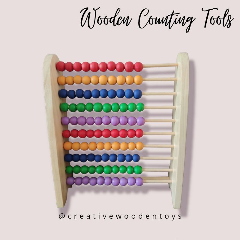 Jual Wooden Counting Tools, Wooden Sempoa, Alat hitung anak | Shopee ...