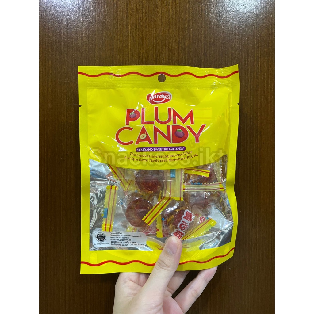 Jual NARAYA PLUM CANDY KIAMBOI KIAMBOY SOUR AND SWEET CANDY 100GR | Shopee Indonesia
