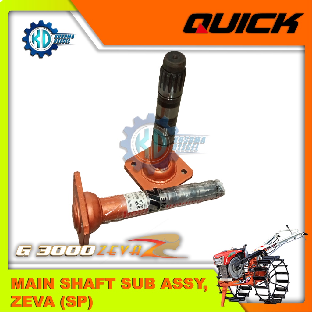Jual MAIN SHAFT SUB ASSY, ZEVA (SP) - AS RODA TRAKTOR QUICK | Shopee ...