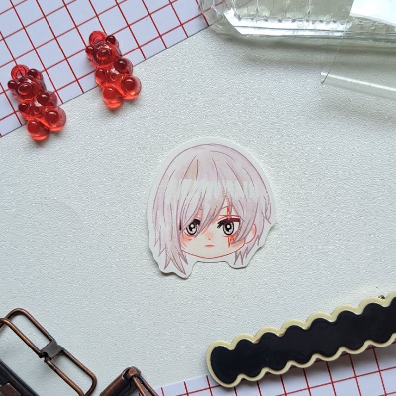 Jual Vtuber steal your heart die cut stickers by onintwin / vtuber ...