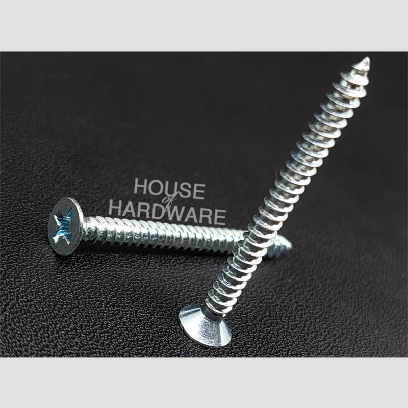 Jual SEKRUP CACING 6 mm x 1-1/2" / TAPPING SCREW (ISI 50 Pcs) | Shopee ...
