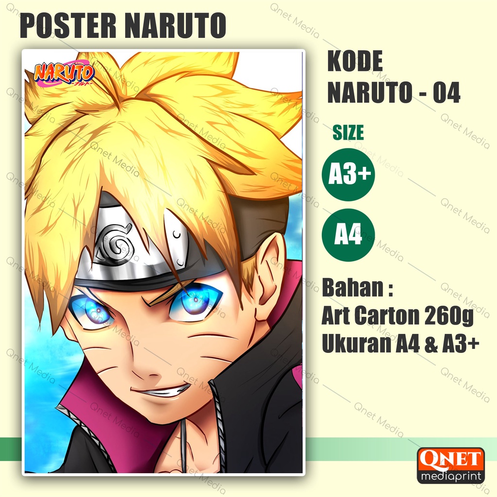 Jual POSTER ANIME NARUTO + LAMINASI GLOSSY | Shopee Indonesia