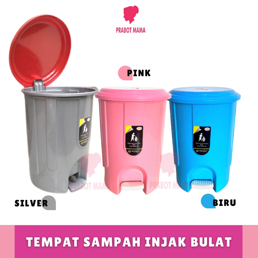Jual Tempat Sampah injak Bulat -MKW/ Tempat Sampah Besar / Tempat Sampah Abu-Abu / Tempat Sampah ...