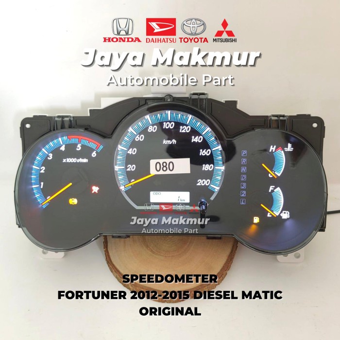 Jual Speedometer Fortuner 2012-2015 Diesel Matic Original | Shopee ...