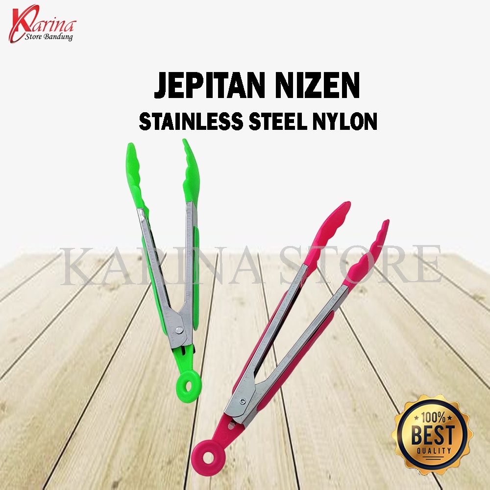 Jual Capit Makanan Nizen Penjepit Makanan Stainless Warna 12 Inch ...